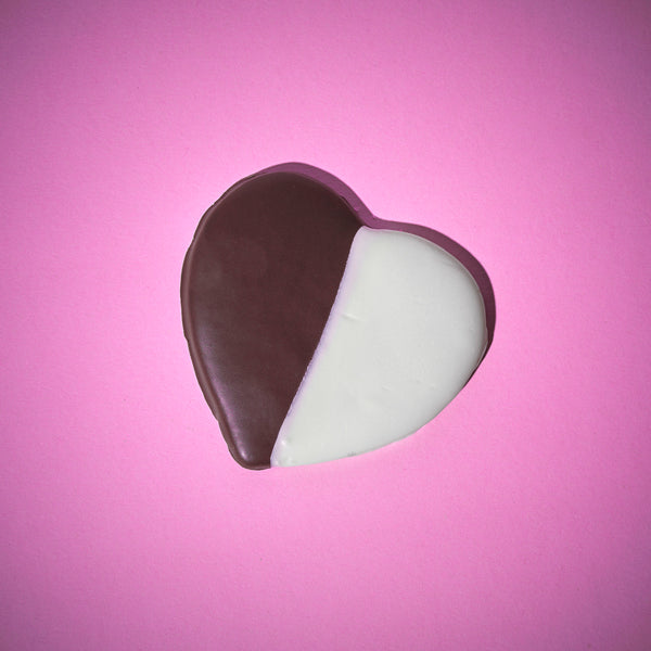 Black & White Heart Cookies - Noe Valley Bakery
