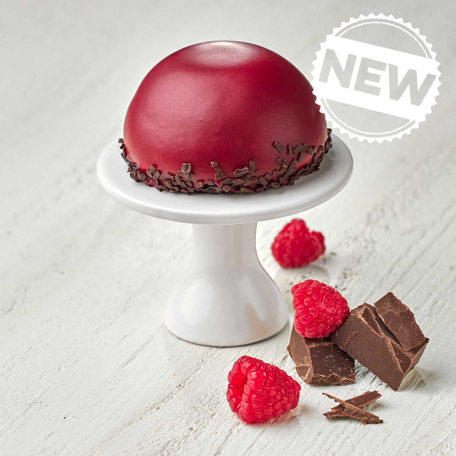 Raspberry Chocolate Bombe - Noe Valley Bakery